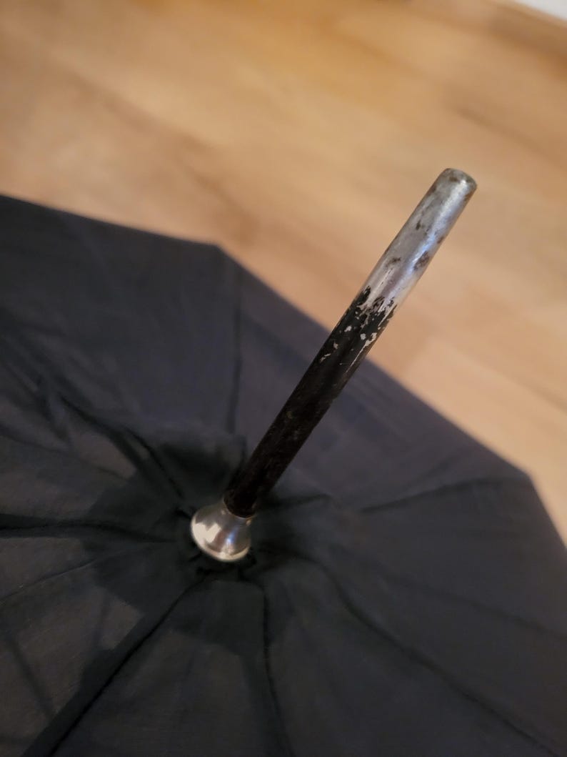 Antique Bamboo Cane Umbrella, Hidden Design, 1900–1940s - Etsy