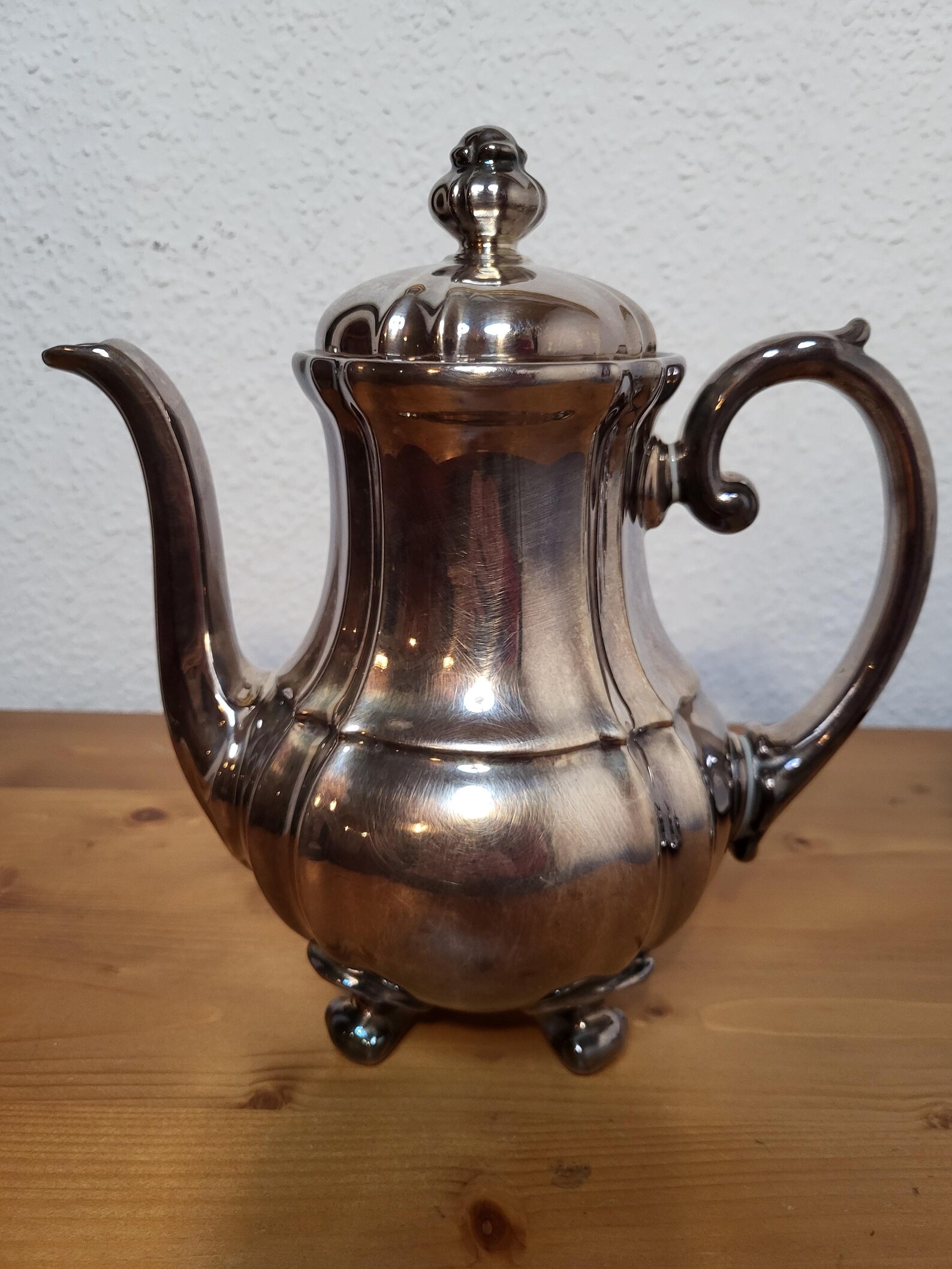 Vintage Silver Plated Porcelain Tea/coffee Set by Bmf,1970s. - Etsy