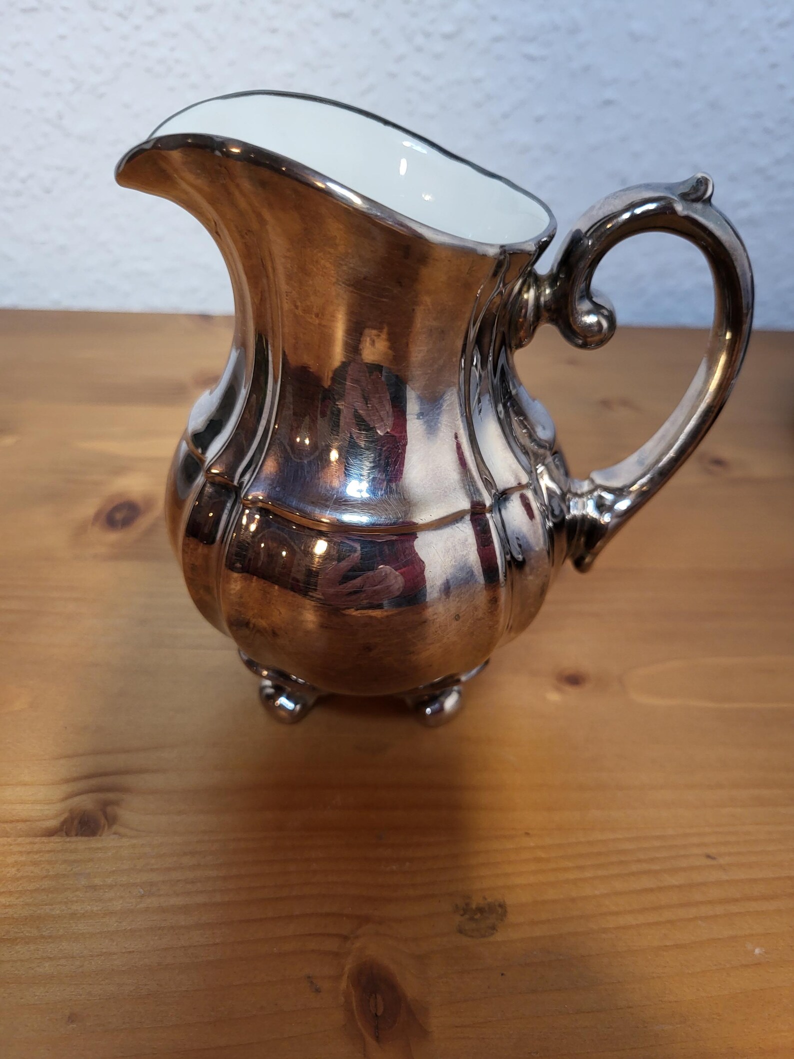 Vintage Silver Plated Porcelain Tea/coffee Set by Bmf,1970s. - Etsy