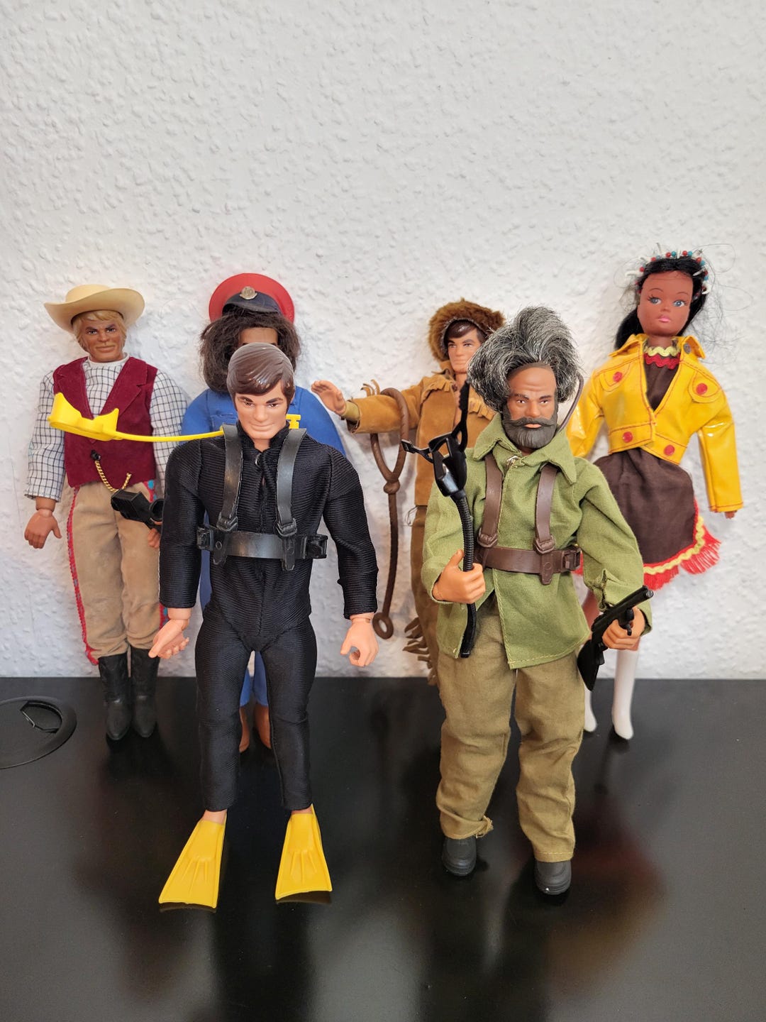 Vintage Mattel Big Jim Doll Set With Travel Case, Clothes & Accessories ...