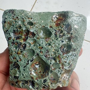 252g Green Impactite Glass From Meteorite Impact, Suevite Not Tektite ...
