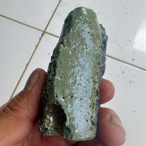 252g Green Impactite Glass From Meteorite Impact, Suevite Not Tektite ...
