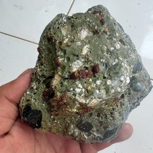 733g Green Impactite Glass From Meteorite Impact, Suevite Not Tektite ...