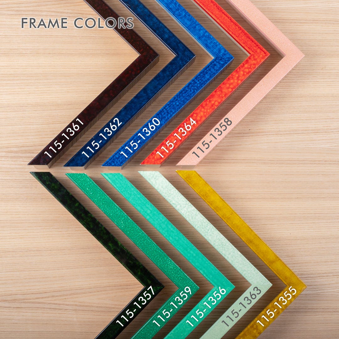 Colorful Wooden Frame for Photo, Poster or Diploma | Handmade Modern ...