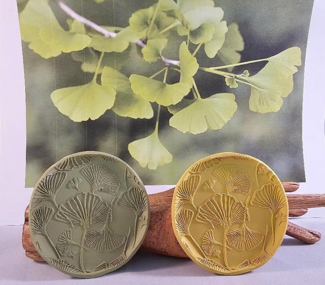 Gingko Leaf Trinket Dish - Polymer Clay - Textured - Jewelry Tray ...