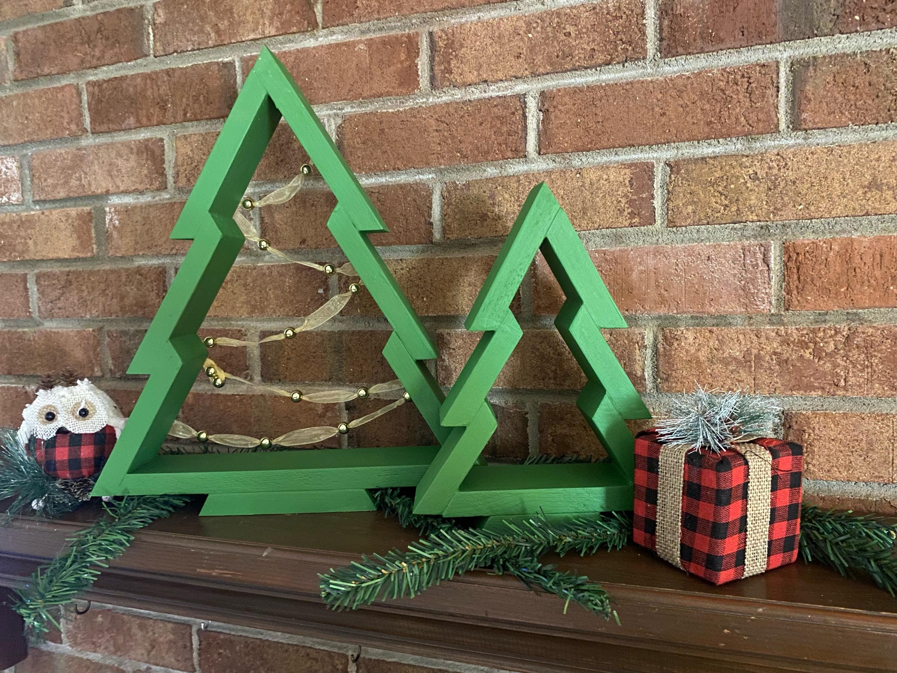 Handmade Wooden Christmas Trees - Etsy