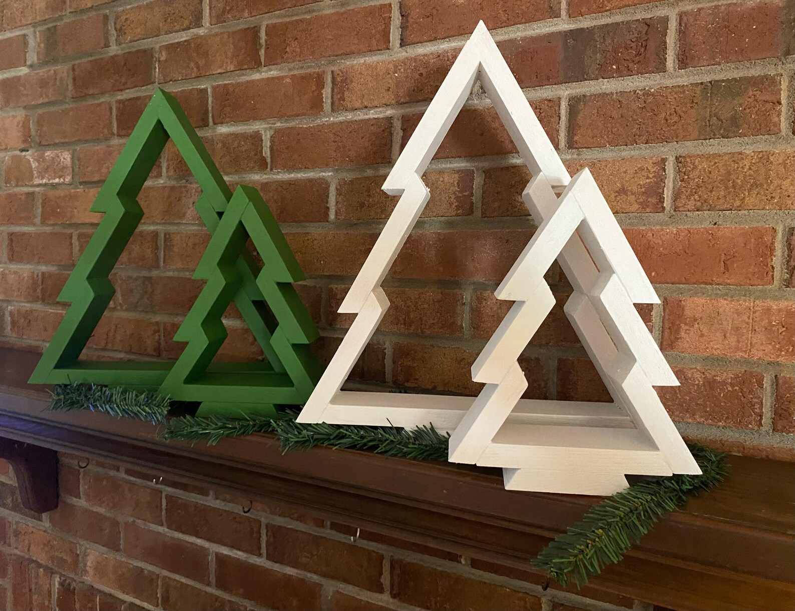 Handmade Wooden Christmas Trees - Etsy