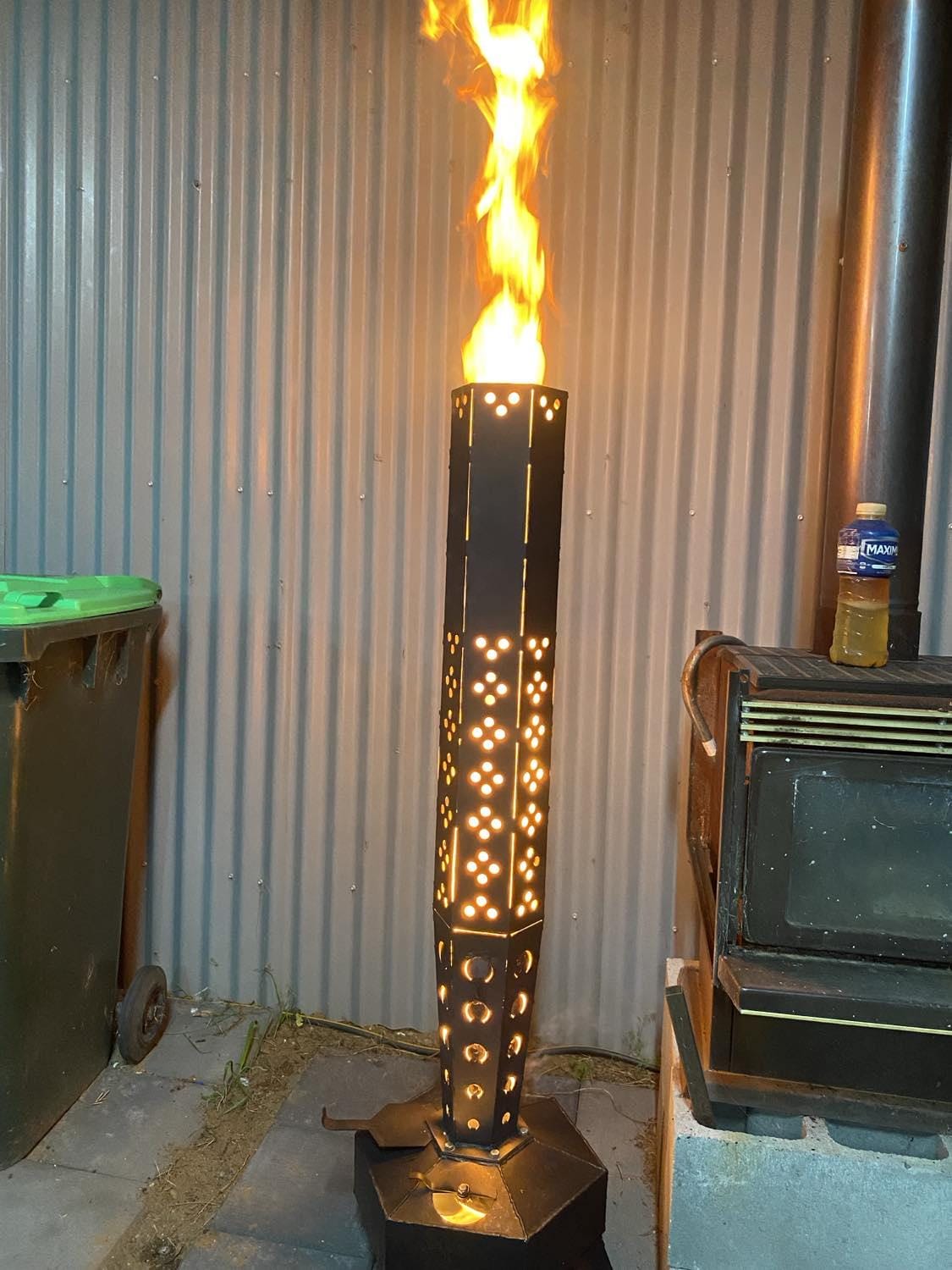 Smudge Pot Hexagon, Heater, Oil Burner, Diesel, Kero DFX Ready to Cut ...