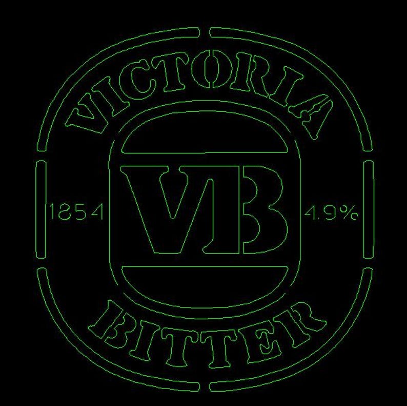 VB Logo DXF - Etsy Australia