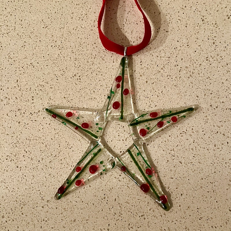 Fused Glass Star - Etsy