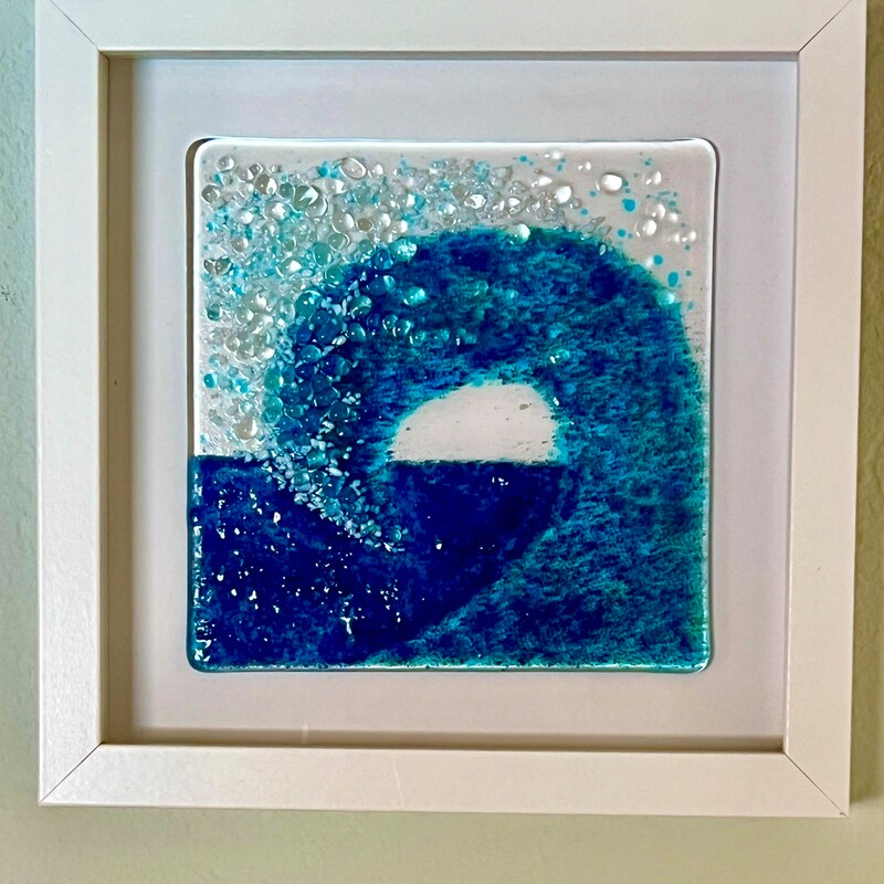 Fused Glass Waves Etsy