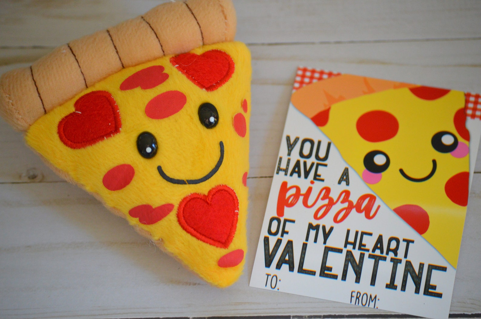 INSTANT DOWNLOAD Pizza my heart Printable Valentine for | Etsy