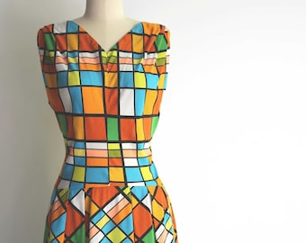 Mondrian dress | Etsy