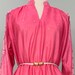 1960s Pink Chiffon Peignoir Robe by Al Sterling Size 8/10 60s Pink Floral Sheer Robe by Lisette ...