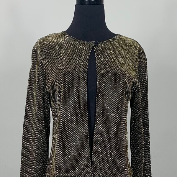 Black Gold Sweater - Etsy