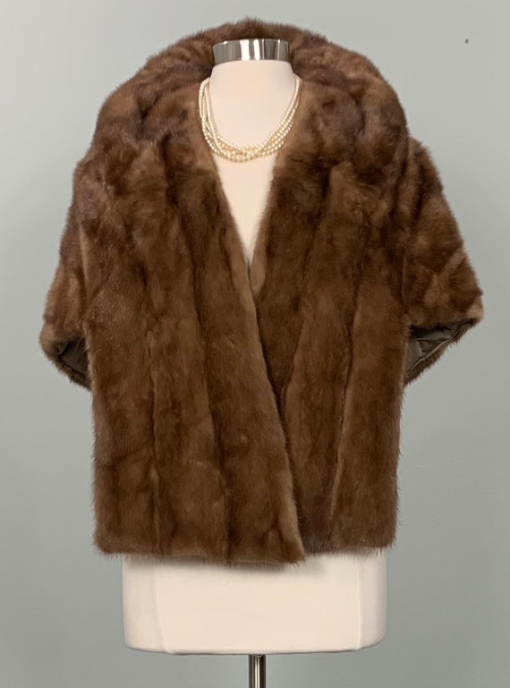 1950s Vintage Mink Stole - Winter Wedding - Real Fur … - Gem