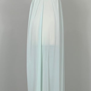 Light Blue Night Gown With Ruffled Cap Sleeve by Gossard Artemis - Size ...