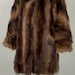 Oversized Racoon Fur Coat by Robert Payne Dolman Sleeve, Shoulder Pads ...
