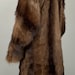 Oversized Racoon Fur Coat by Robert Payne Dolman Sleeve, Shoulder Pads ...