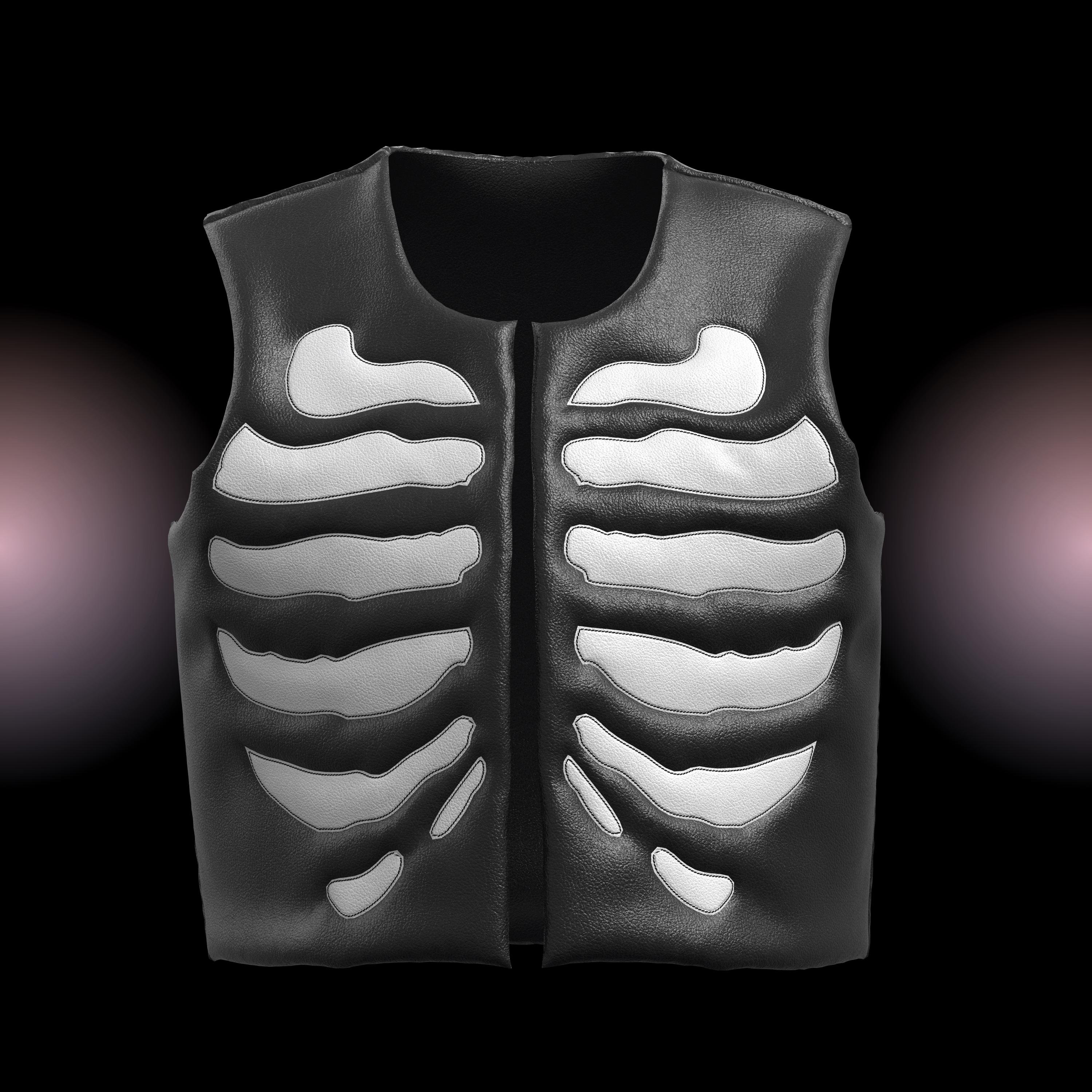 Custom Made Skeleton Vest - Street Wear - Etsy