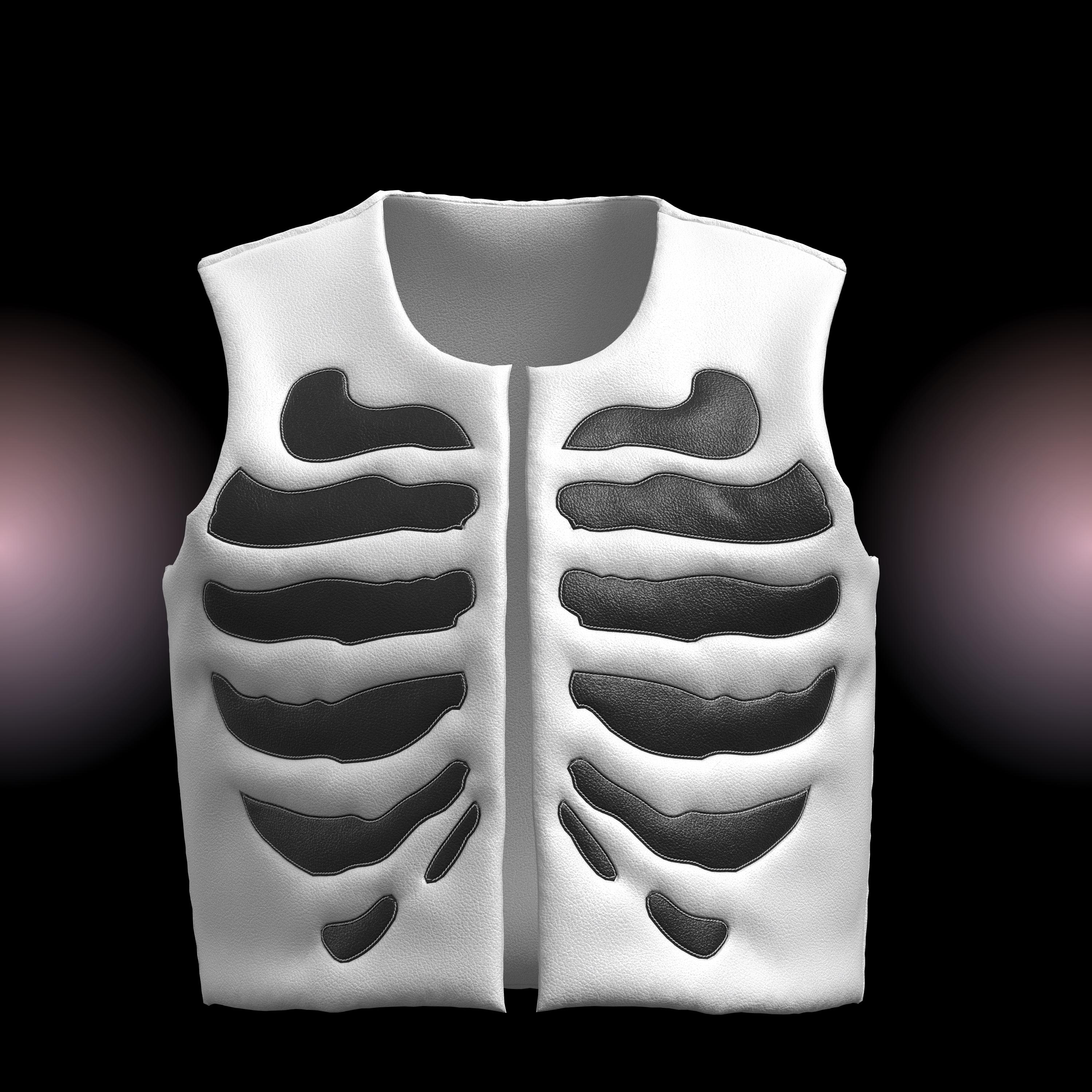 Custom Made Skeleton Vest - Street Wear - Etsy