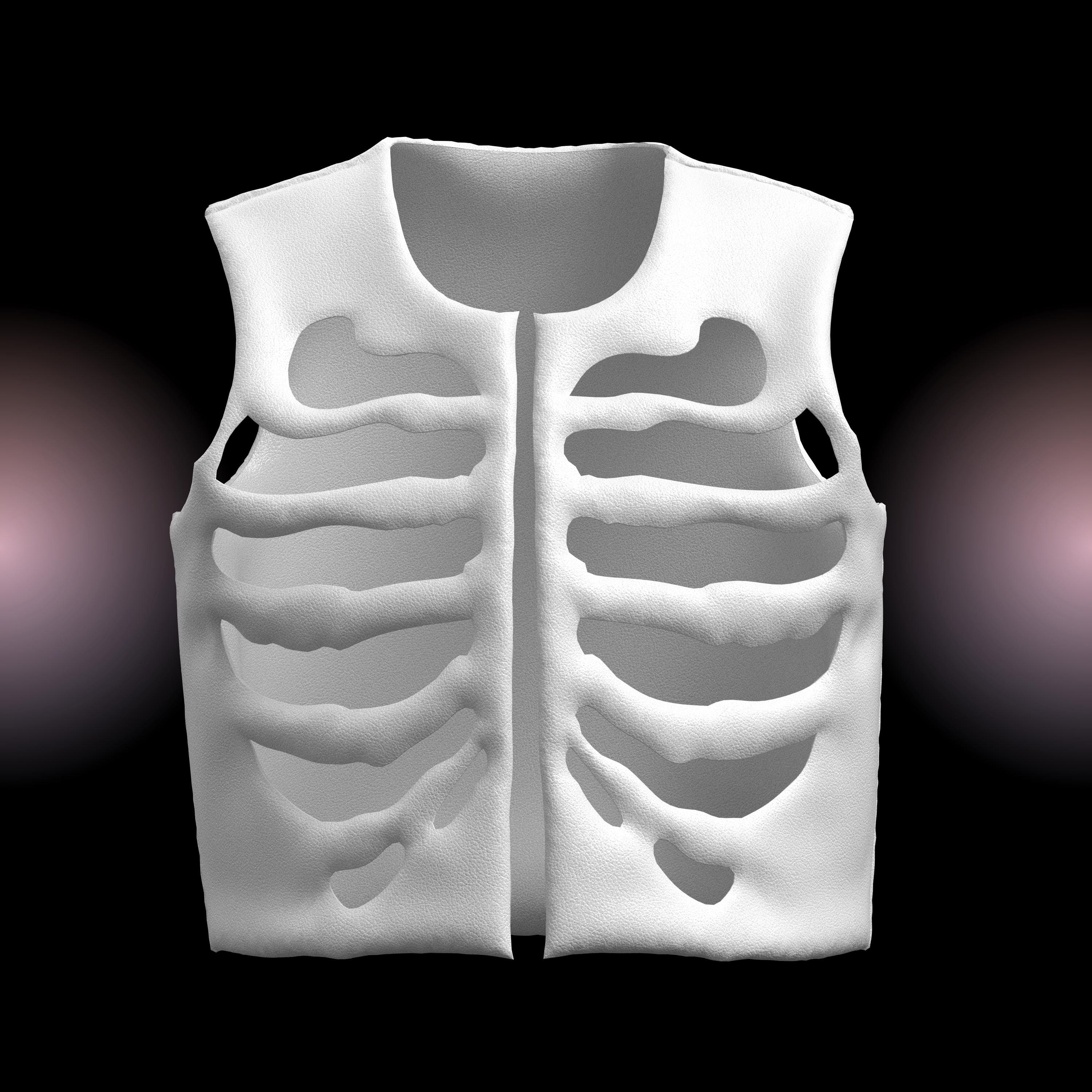 Custom Made Skeleton Vest - Street Wear - Etsy