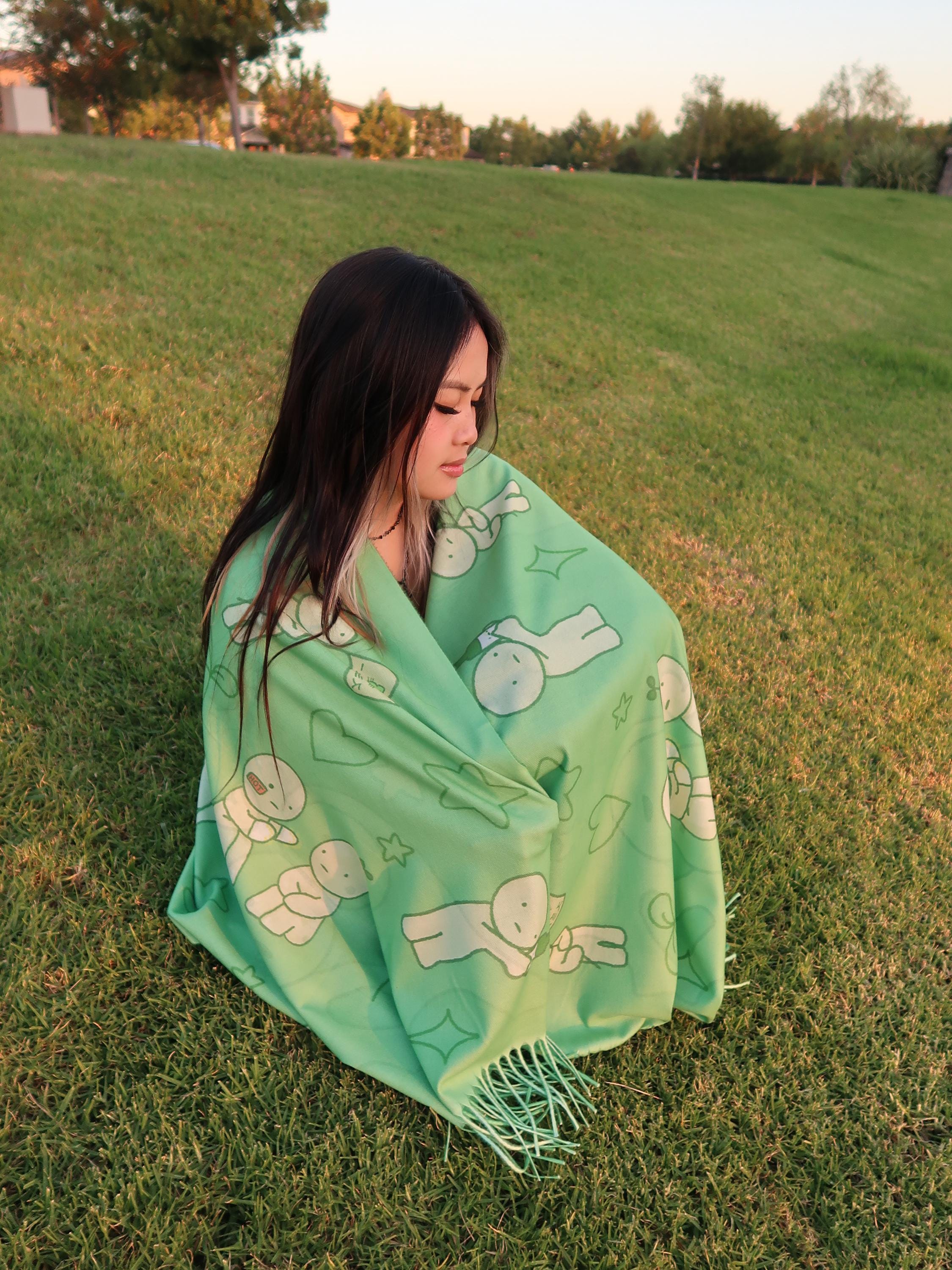 Smiski Pashmina | Festival Pashmina | Rave Pashmina - Etsy