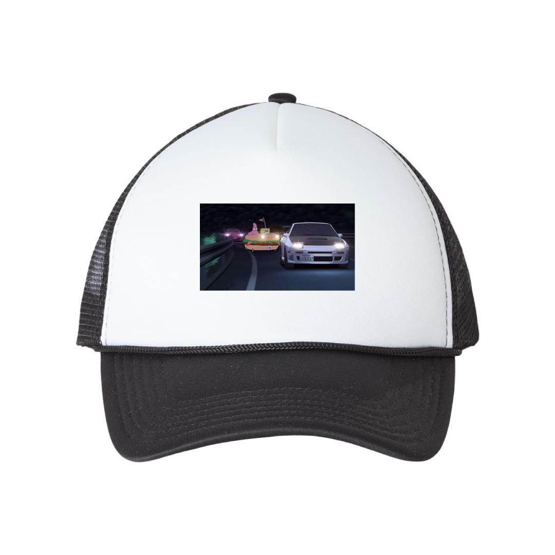 Spongebob Hat Initial D Hat Car Hat Car Anime Hat Anime Hat - Etsy