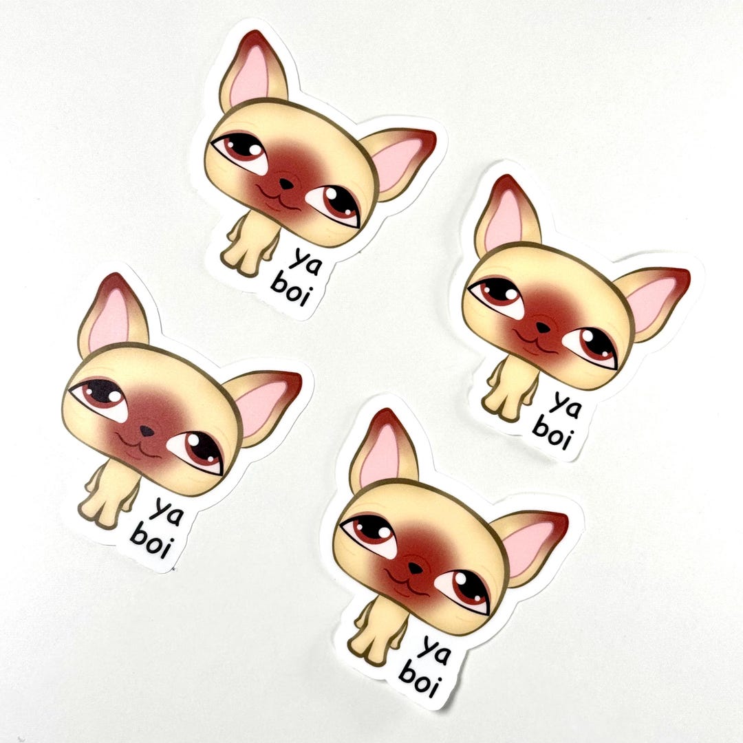 Littlest Pet Shop Sticker | LPS Inspired #1 Ya Boi - Etsy