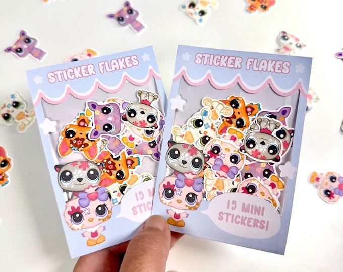 LPS Sticker Flakes | Glitter Lps Pack - Etsy