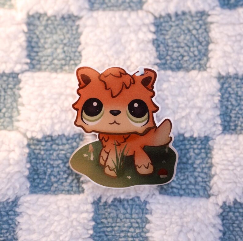 Littlest Pet Shop Sticker | LPS Wolf and Shrubs - Etsy