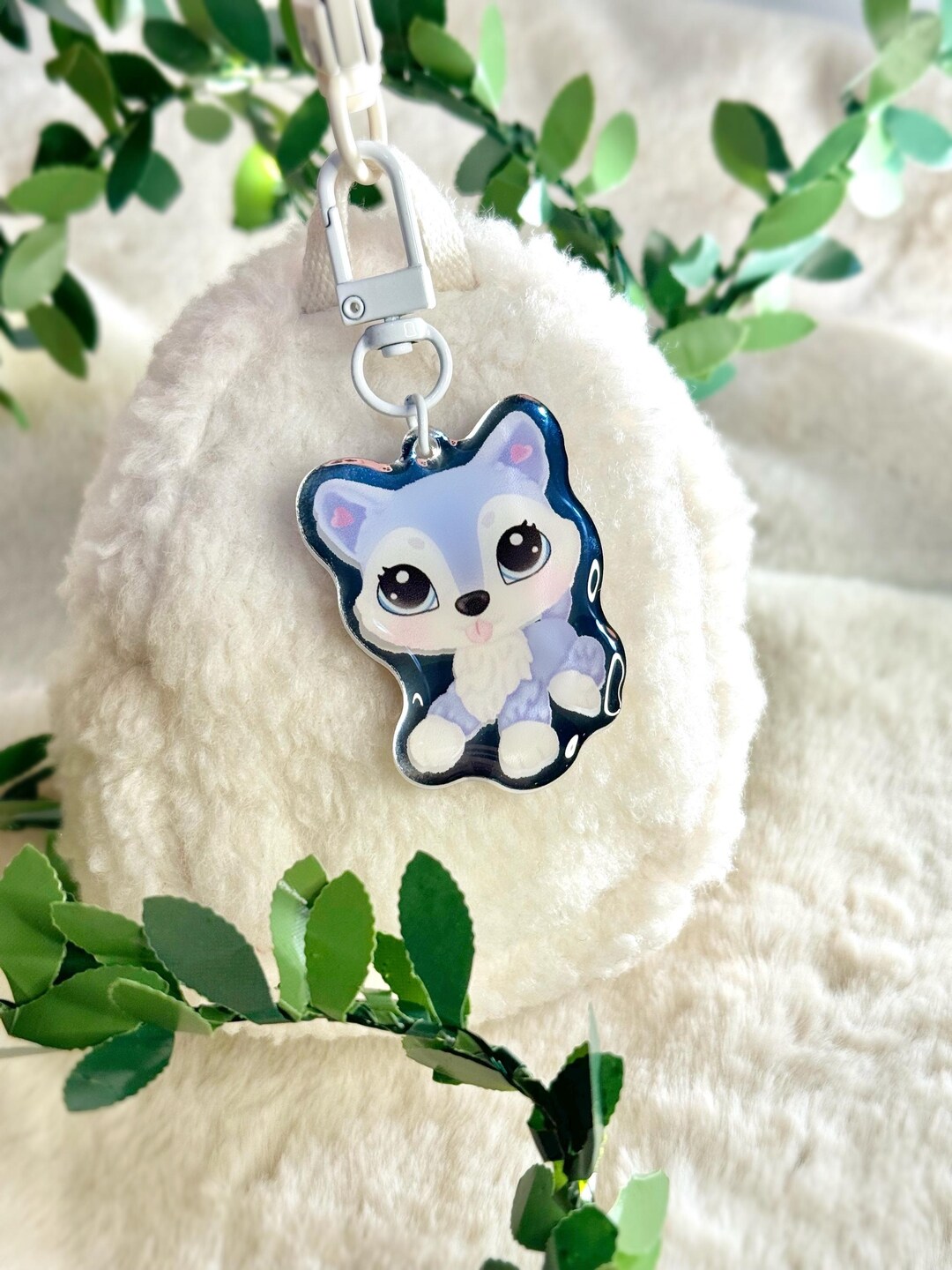 LPS Keychain - Littlest Pet Shop Husky Acrylic - Etsy