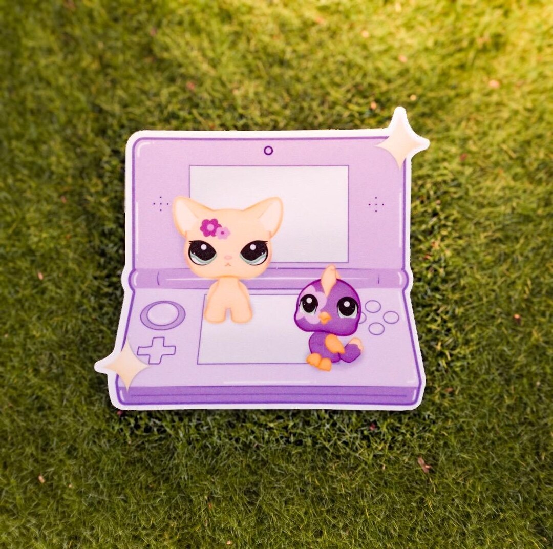 Littlest Pet Shop Sticker | LPS Nintendo Purple Team - Etsy