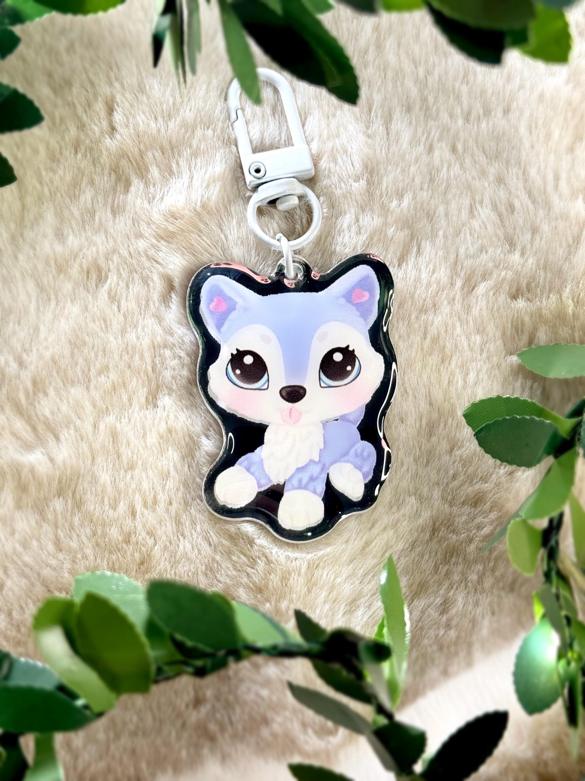 LPS Keychain - Littlest Pet Shop Husky Acrylic - Etsy