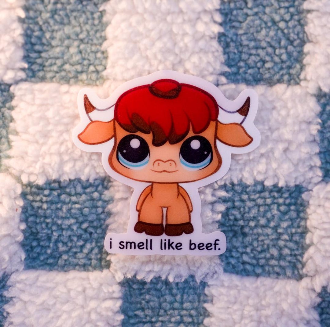 Littlest Pet Shop Sticker | LPS Bull 2522 - Etsy