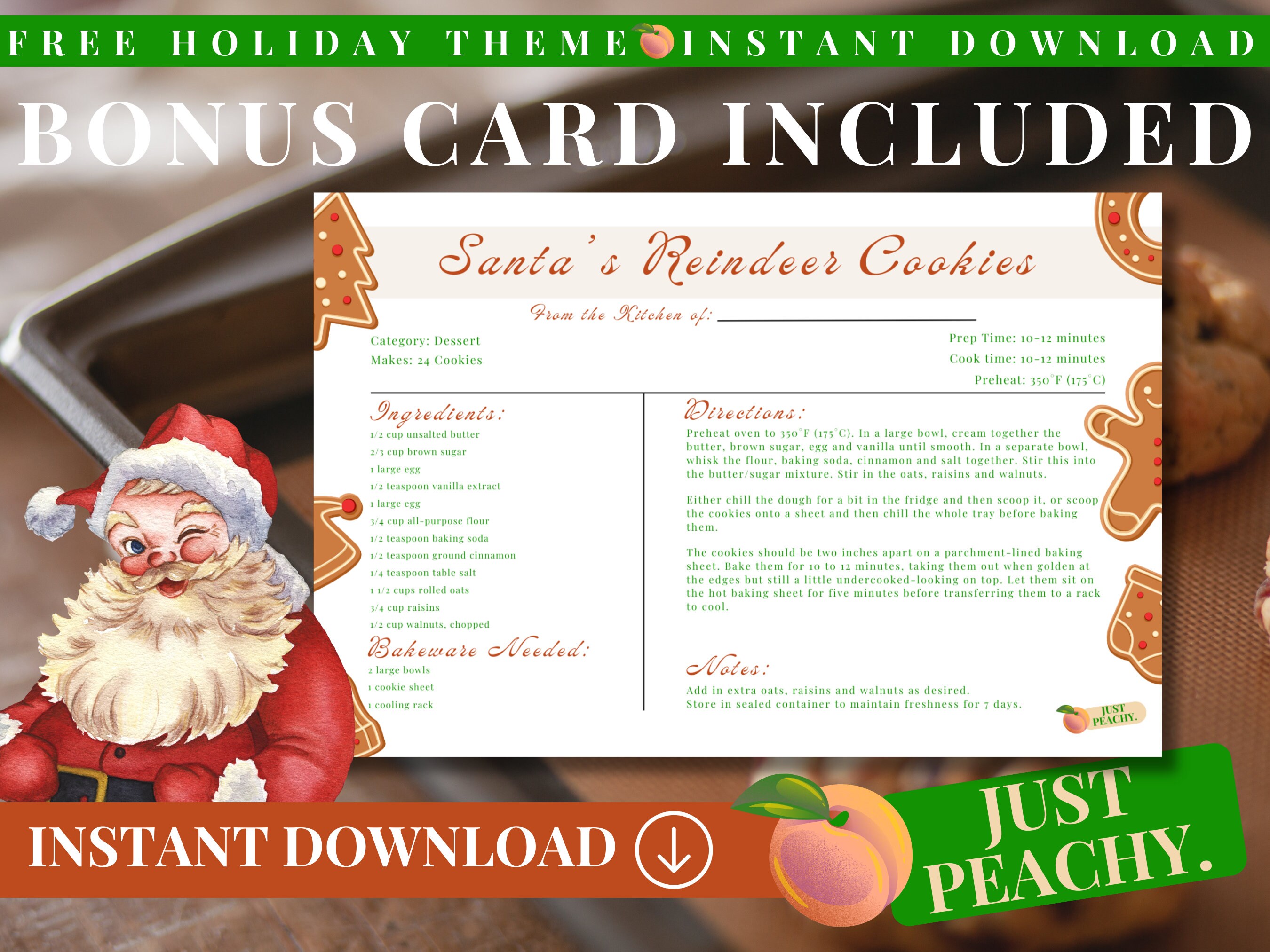 Recipe Card Template Recipe Cards Recipe Card 4x6 5x7 Minimalist Modern ...