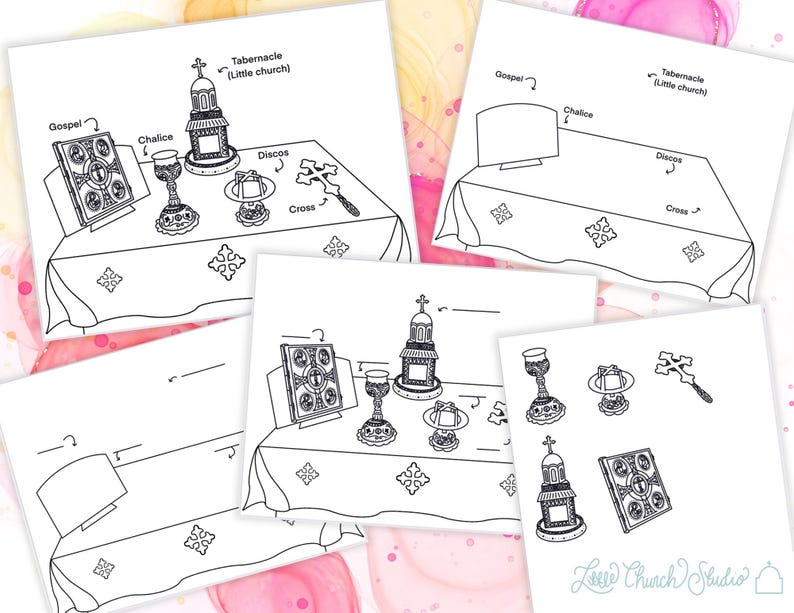 Orthodox Christian Kids Altar Table, Printable Activity - Etsy