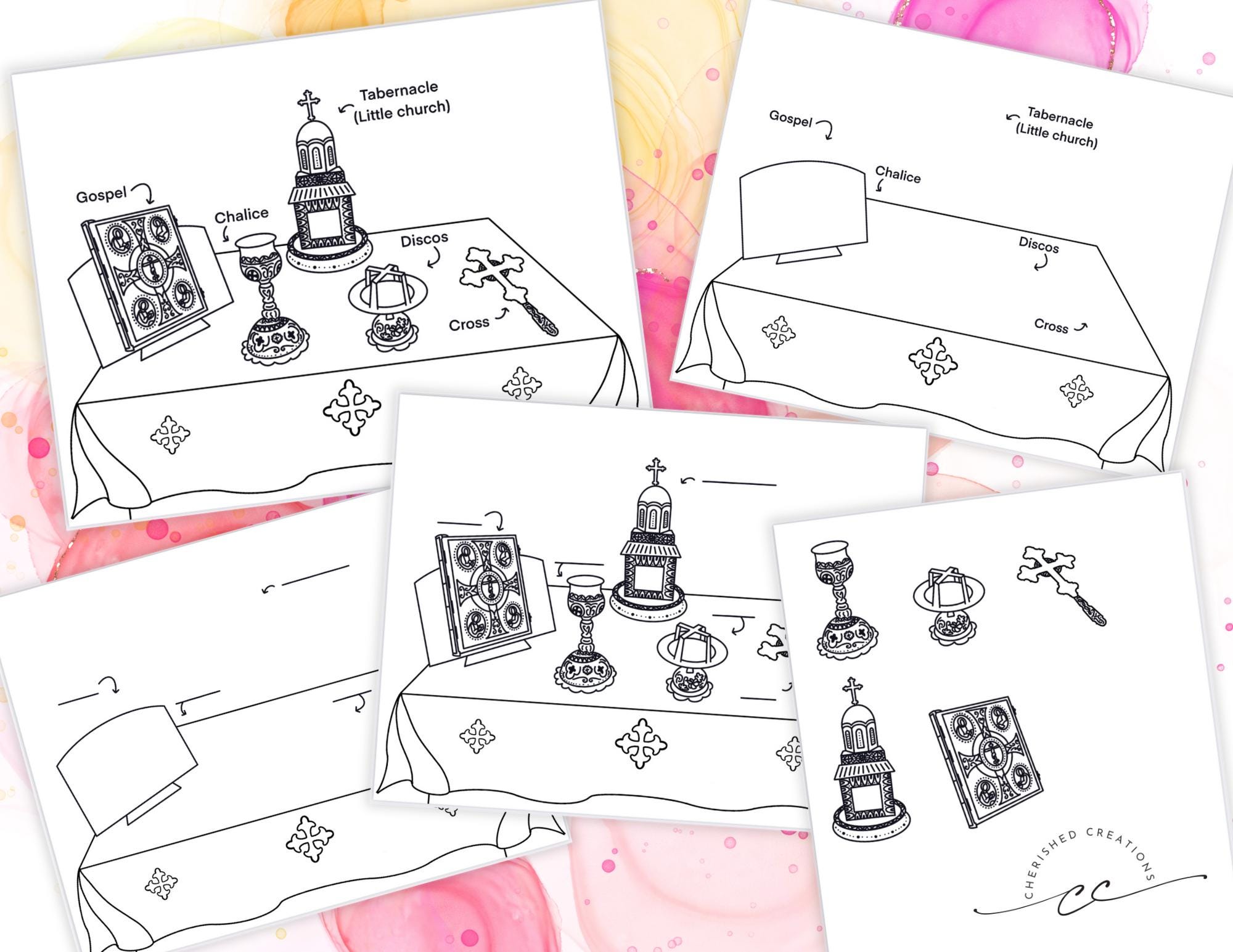 Orthodox Christian Kids Altar Table, Printable Activity - Etsy