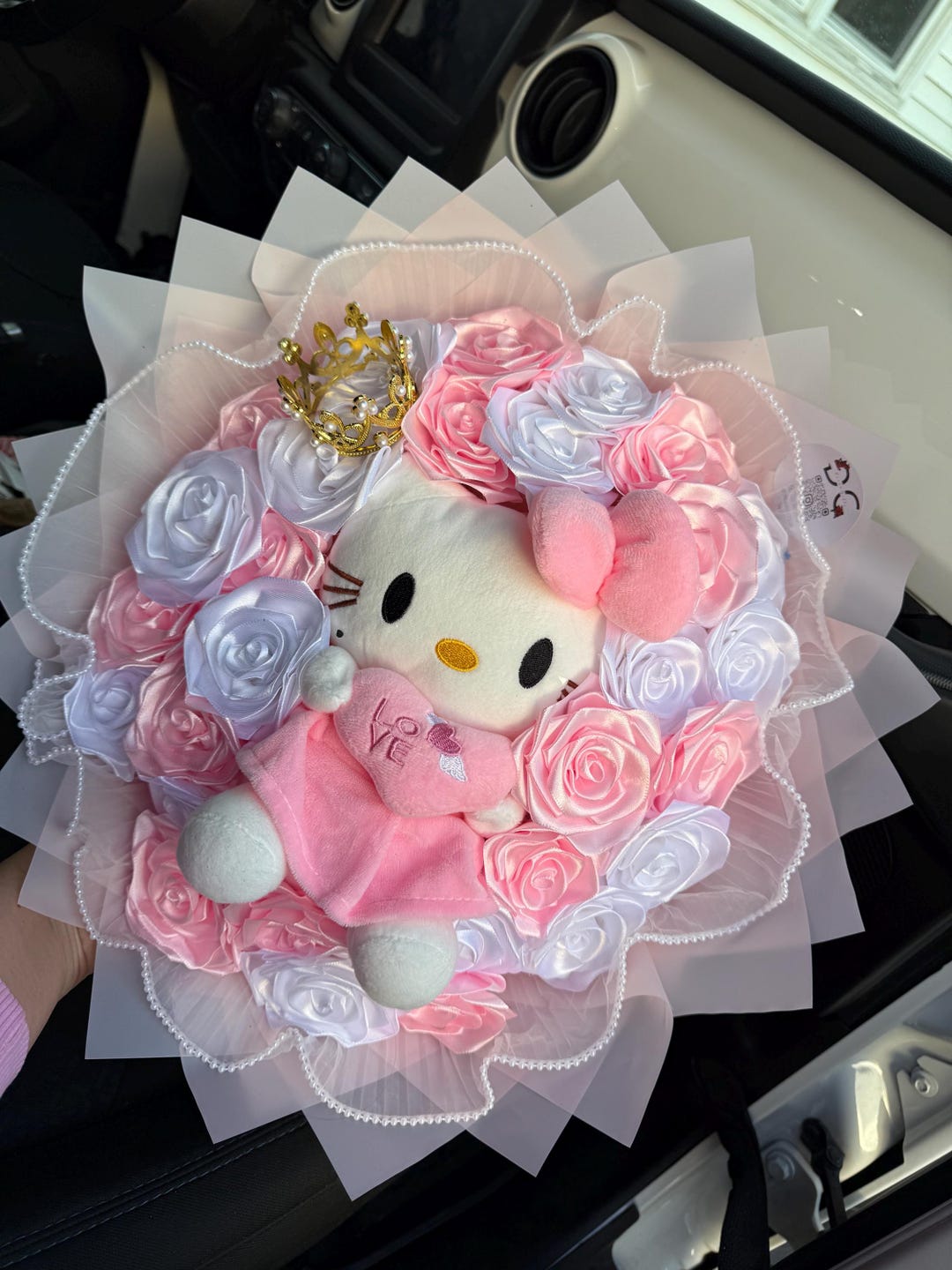 30 Eternal Roses Hello Kitty Bouquet - Etsy