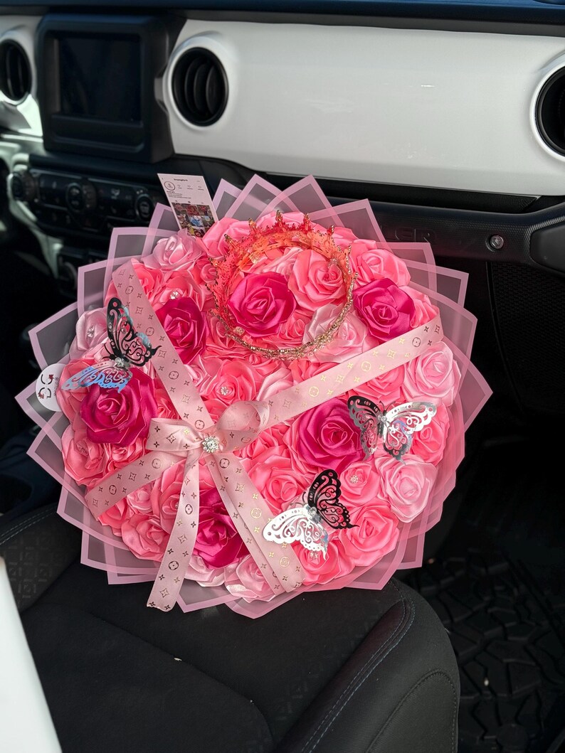 50 Eternal Roses Ramo Buchon - Etsy