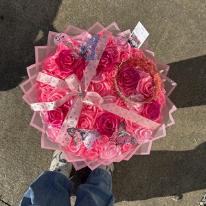 50 Eternal Roses Ramo Buchon - Etsy