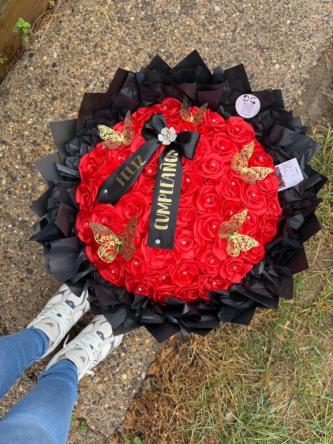 50 Eternal Red Roses Ramo Buchon - Etsy