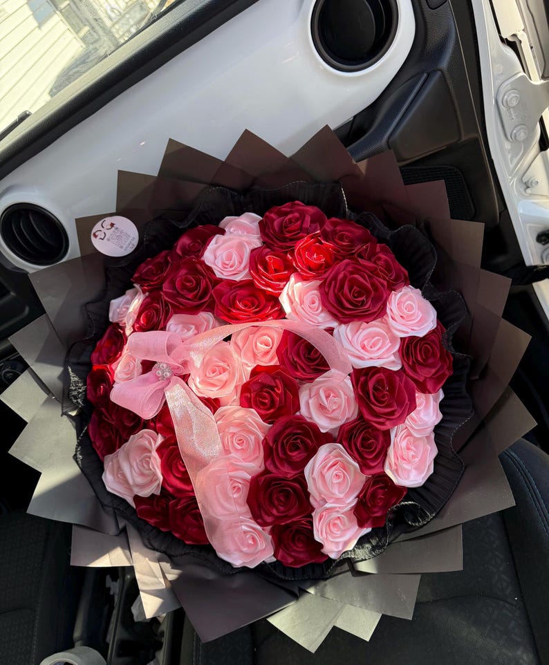 50 Eternal Roses Bouquet/ Valentine’s Day - Etsy
