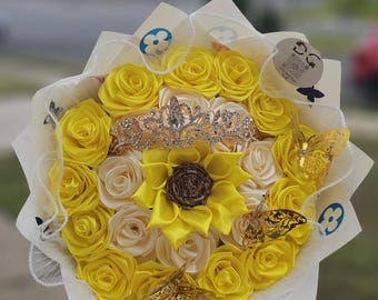 Ramo Stitch, Rosas Eternas, Bouquet, Eternal Roses - Etsy