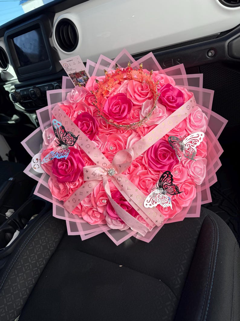 50 Eternal Roses Ramo Buchon - Etsy