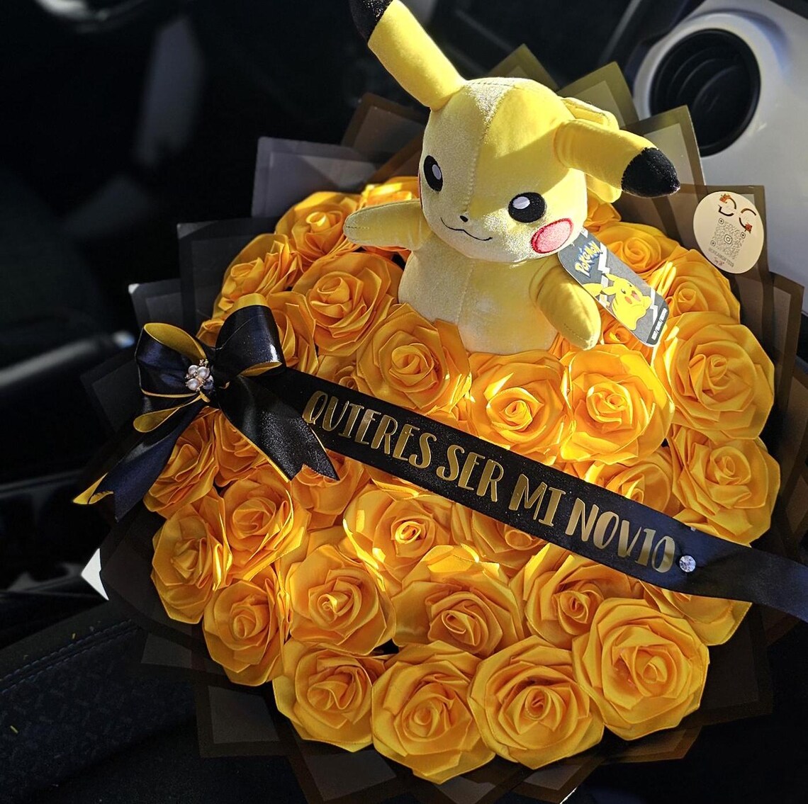 Pikachu Ramo Buchon Eternal Bouquet 30 Roses - Etsy