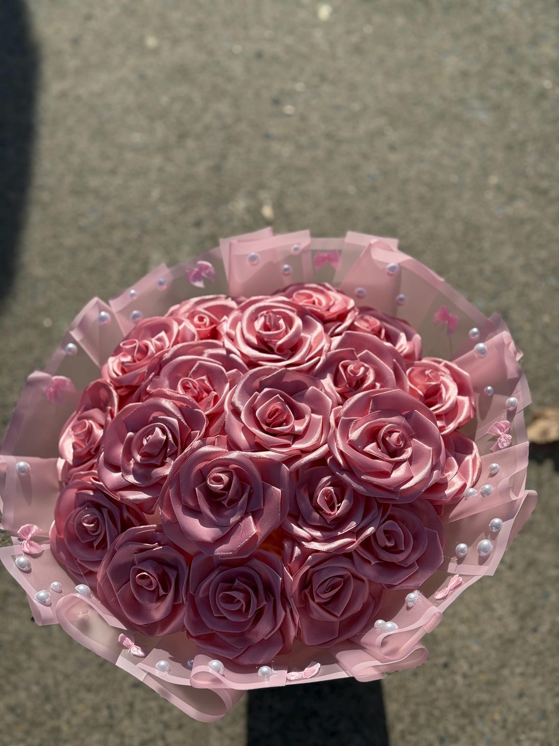 Pink Eternal Roses Bouquet - Etsy