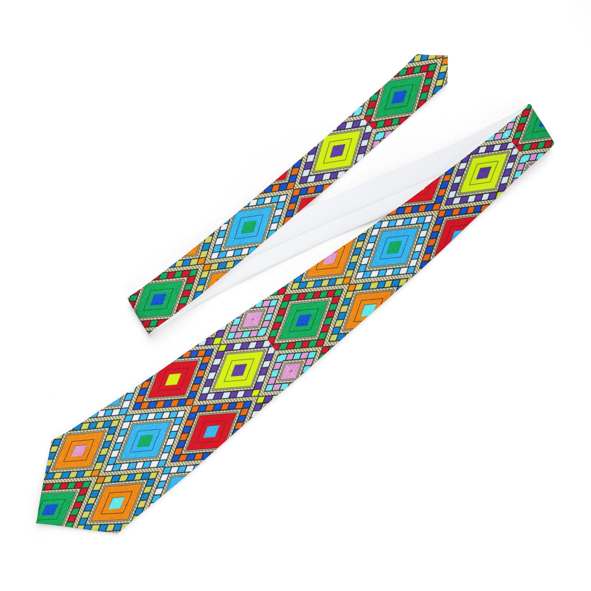 Ethiopian Tilet Necktie for Men | Traditional Habesha Pattern Tie ...