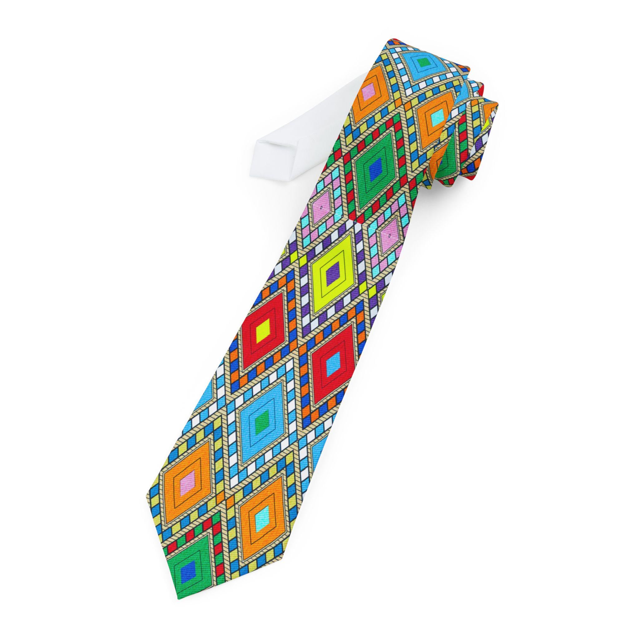Ethiopian Tilet Necktie for Men | Traditional Habesha Pattern Tie ...