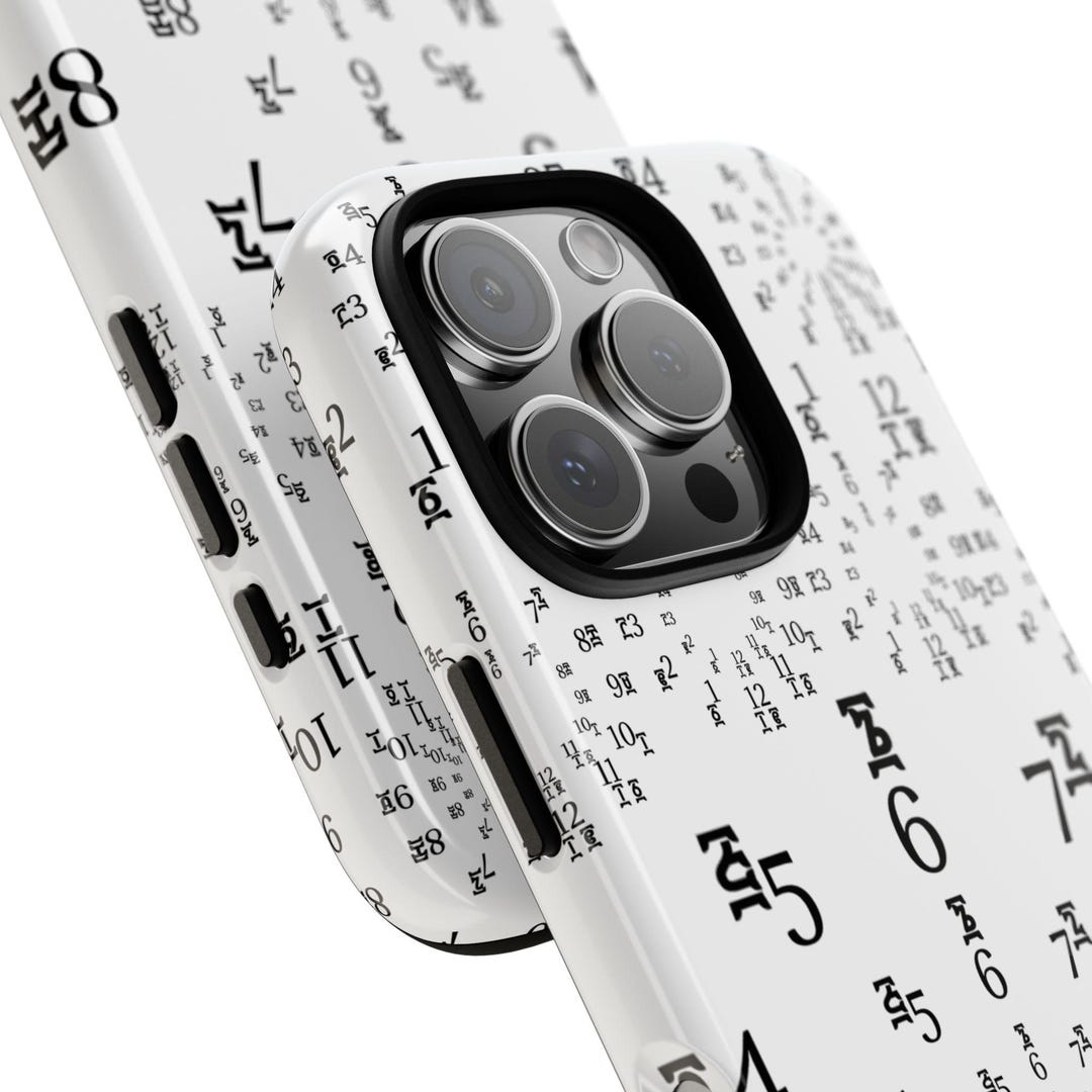 Ethiopian Time Clock Phone Case With Amharic Numbers | Unique Habesha ...